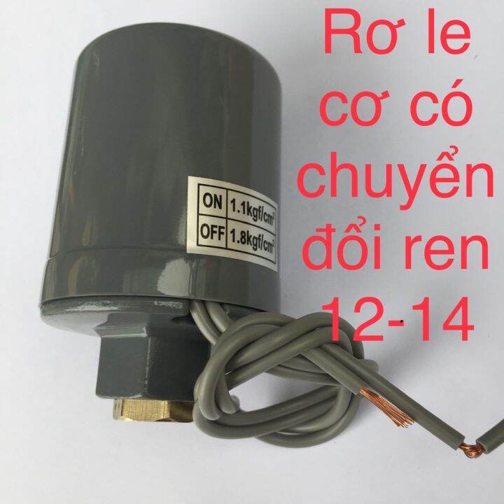 Rơ le máy bơm tăng áp loại cơ có lơ chuyển đổi ren 12-14 Korean ...