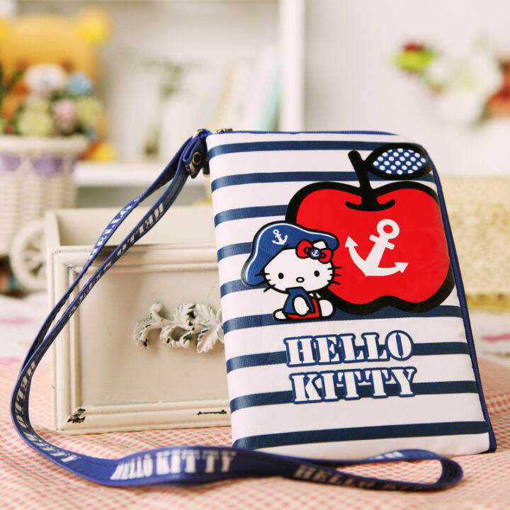 Genuine Hello Kitty Hello Kitty Cartoon Navy Style Lanyard Mobile Phone ...
