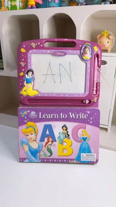 Disney Learning Princesses Learn to Write หนังสือฝึกอ่านฝึกเขียนมือสอง ...