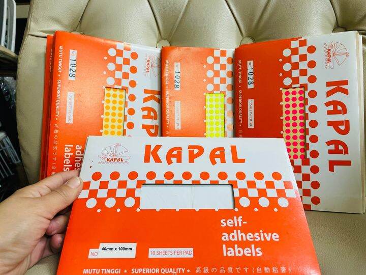 Kapal Self Adhensive Label Sticker 10sheets / Penanda Buku / Sticker ...