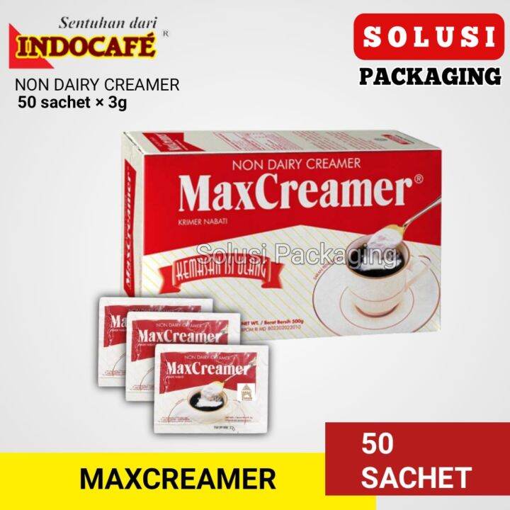 Isi 50 pcs Max creamer sachet 3 gram maxcreamer sachet krimer max ...
