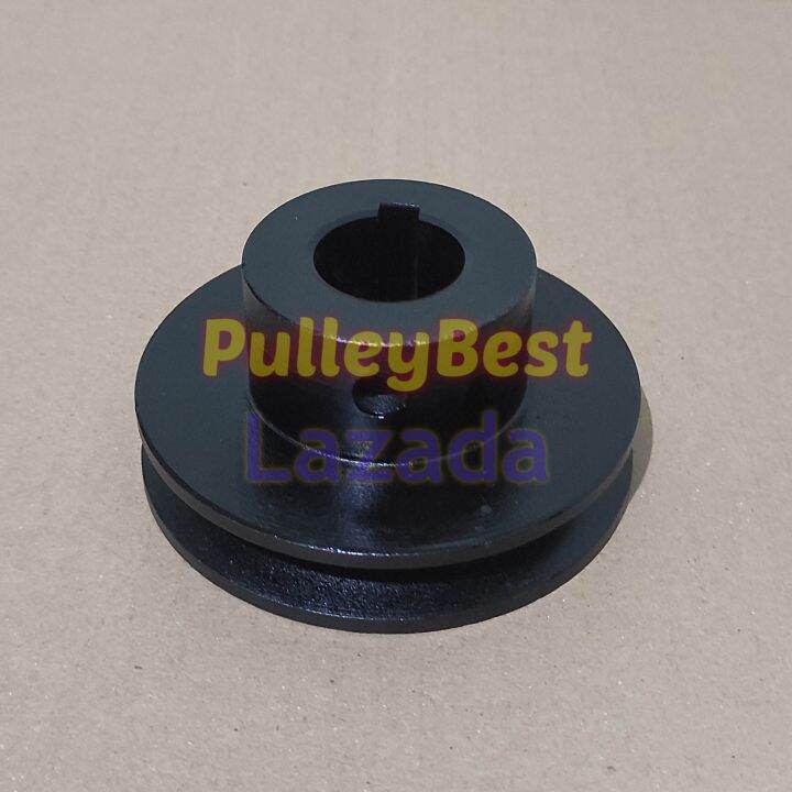 Pulley pully A1 - 3 inch lubang as 17 19 20 22 24 25 mm puli besi cor ...