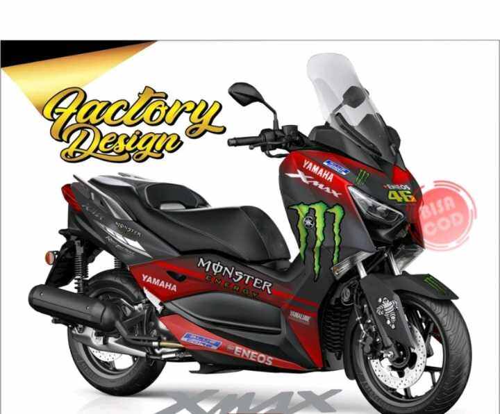 decal full body yamaha xmax sticker variasi(warna bisa request ...