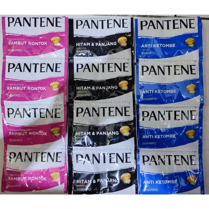 Pantene Sachet Renceng All Varian 1 Renceng Isi 12 Sachet 10ml | Lazada ...