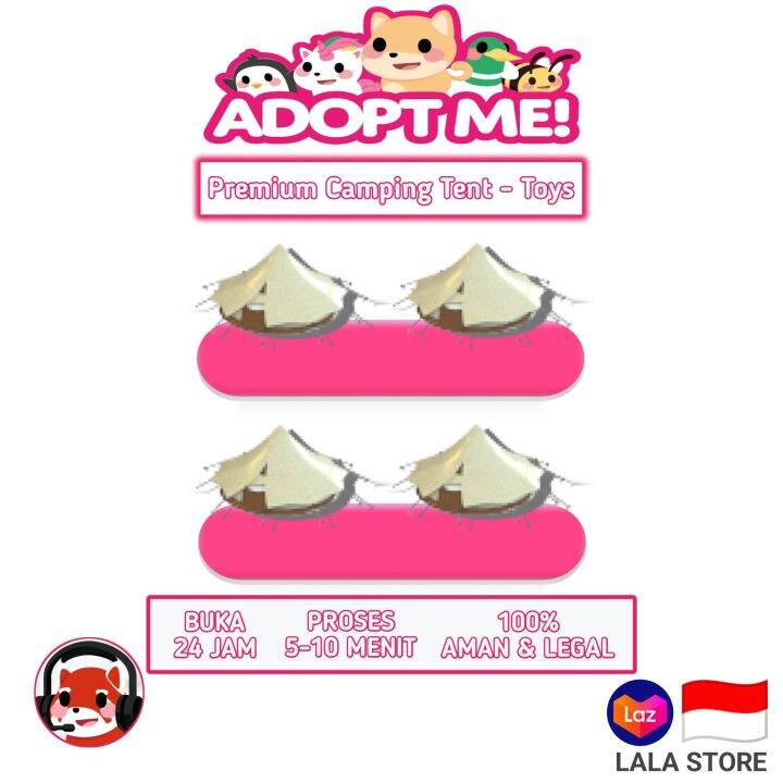 Adopt Me Toys - Premium Camping Tent - Roblox | Lazada Indonesia