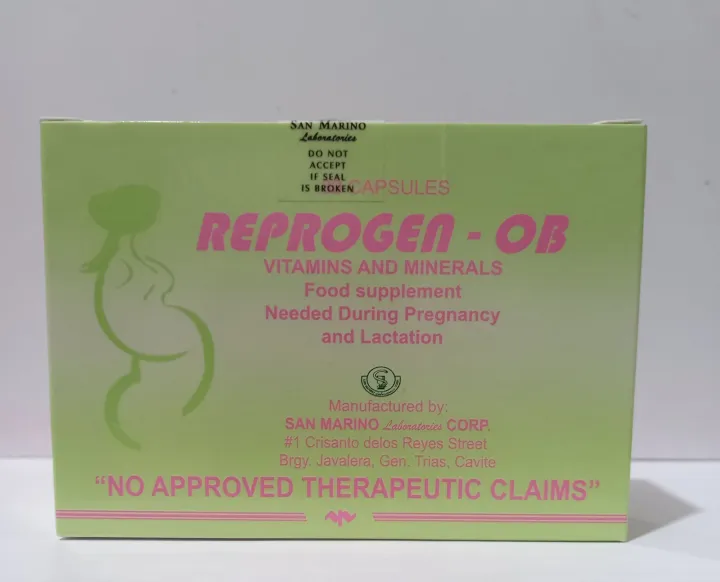REPROGEN OB FOOD SUPPLEMENTS VITAMINS FOR LACTATING AND PREGNANT WOMAN ...