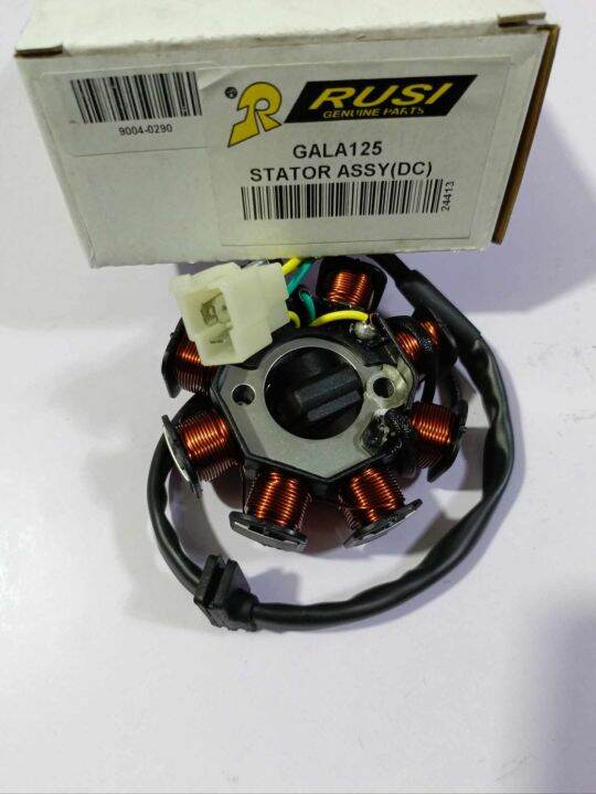 rusi gala125 stator assy(8coils 2holes,battery operated) | Lazada PH