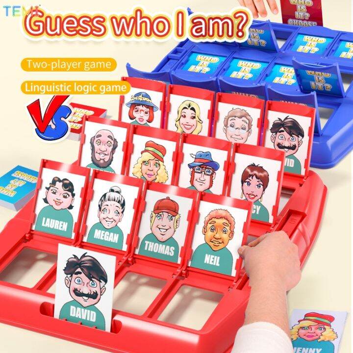 TEMI Kids Guess Who is it?? Board Game Interactive Toy Early Learning ...