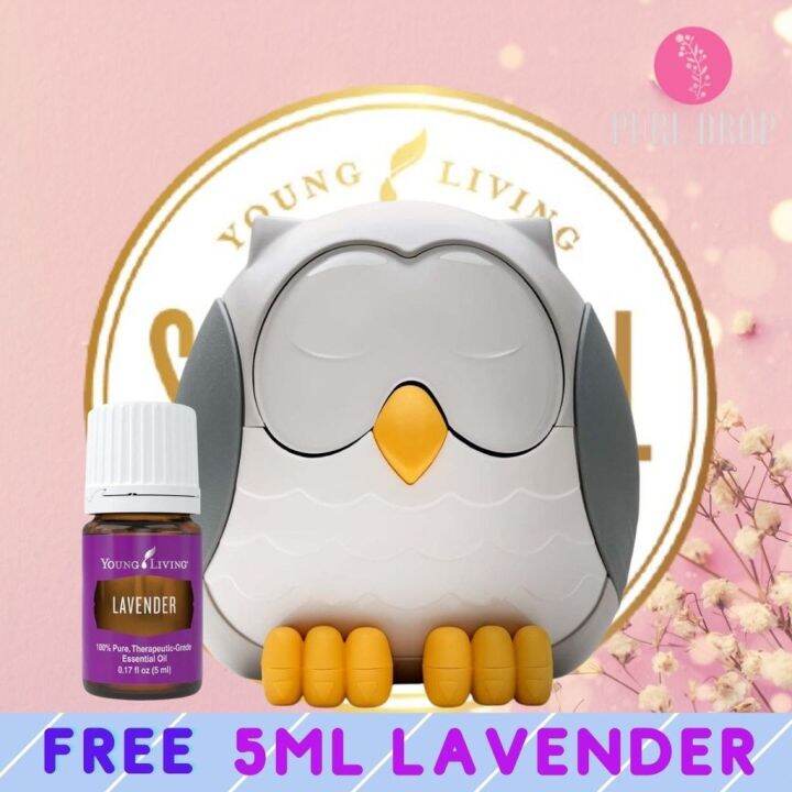 YL Feather The Owl Kids Ultrasonic Diffuser + 5ml lavender | Lazada