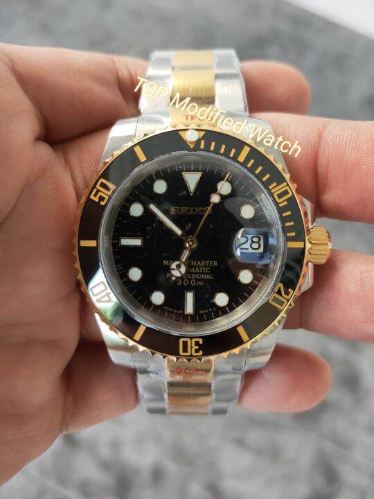 Seiko Mod Submariner Partial Gold สต๊อกไทย พร้อมส่ง 1-2 วัน โปรโมชั่น ...