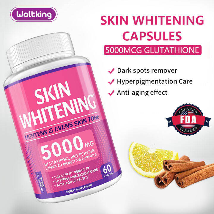 Premium Glutathione Whitening Pills - Dark Spots & Acne Scar Remover ...