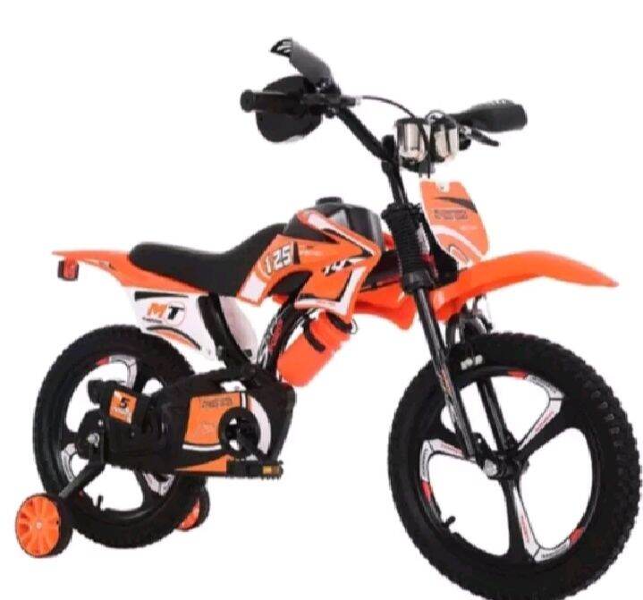 BASIKAL MOTO SCRAMBLE SAIZ 16" DENGAN BUNYI VROOM VROOM | Lazada