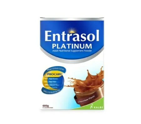 Entrasol Platinum Adult Nutritional Supplement Powder Choco Flavor ...