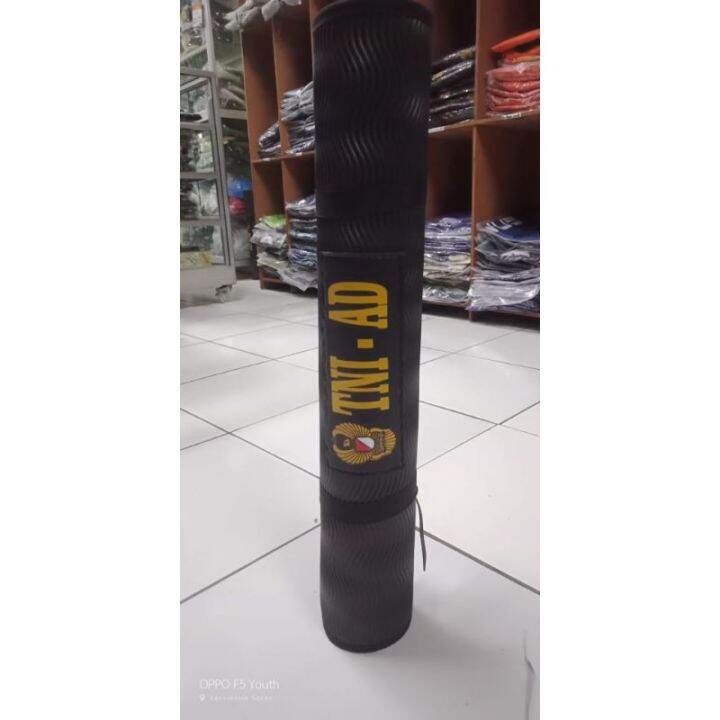 Matras TNI AD |Matras Camping |Rolling bed TNI AD hitam / matras gulung ...