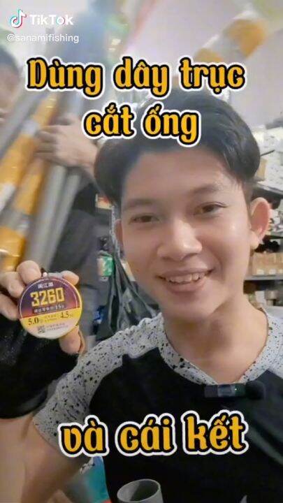 Dây Trục Câu Đài Buộc Sẵn 3260 Thiết Kế Tàng Hình Tốt, Tải Cá Cực Đỉnh DT05 - Sanami Fishing ...