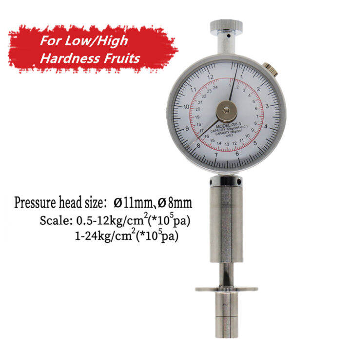 GY-2 GY-3 Pointer Fruit Hardness Tester Fruit Testing Penetrometer ...