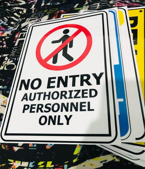No entry Signage | Lazada PH