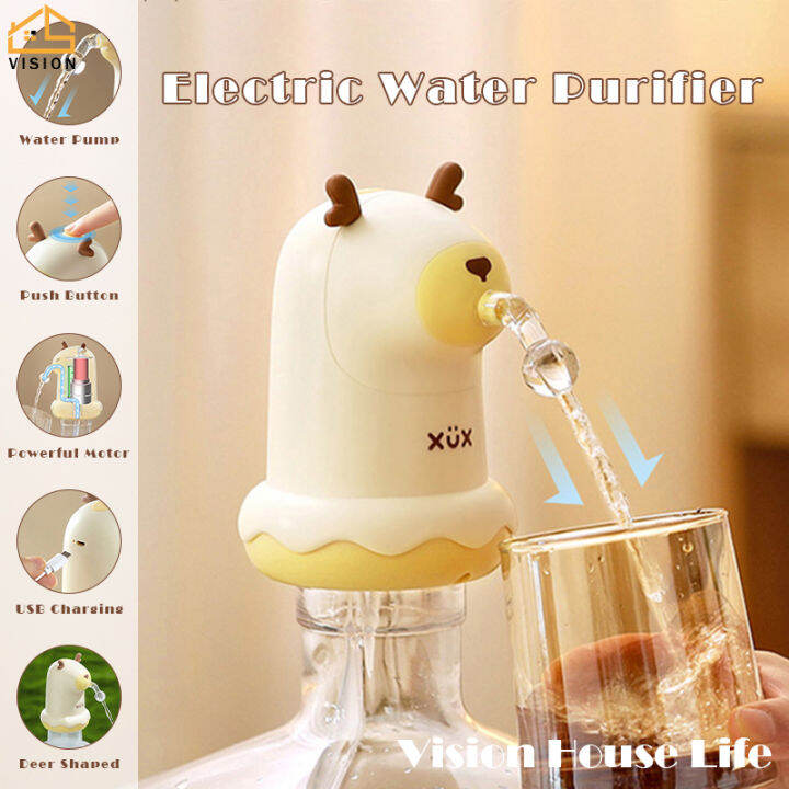 Vision Automatic Barreled Water Pump USB Charging Water Dispenser ...