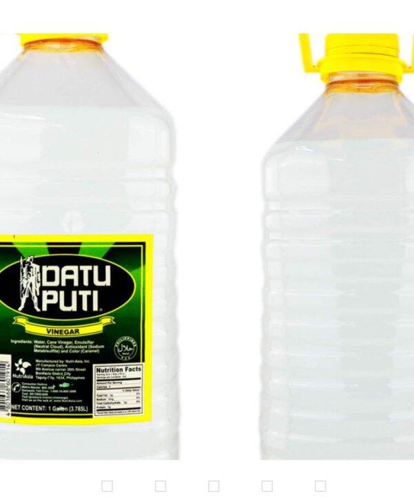 Datu Puti Vinegar 3.785L | Lazada PH