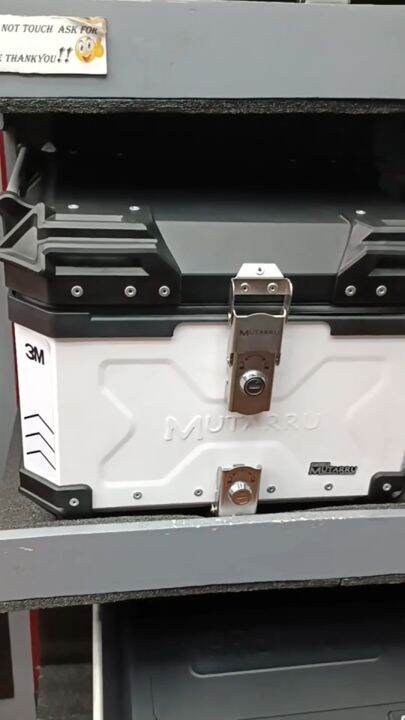 MUTARRU Alloy Top Box Black White Carbon 45L & 55L | Lazada PH