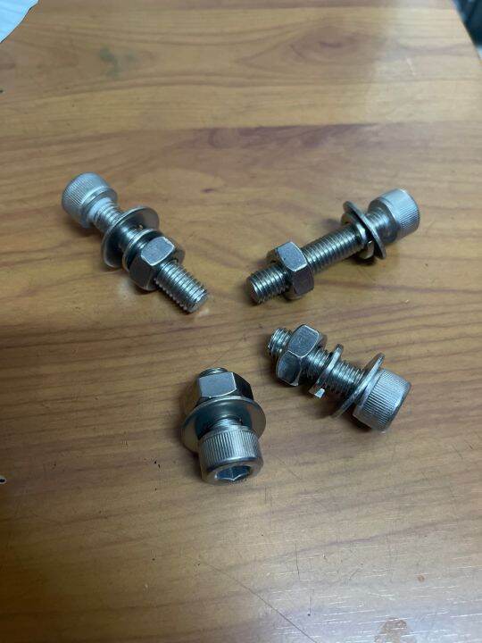Stainless 304 Allen socket Bolt with Nut LW and FW(complete set) 10mm(1 ...