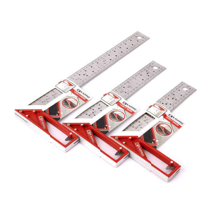 Israel Kapro Stainless Steel L-Square 45 Degrees 90 Degrees Woodworking ...