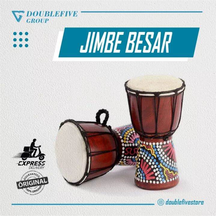 Jimbe Ukuran 30cm Sedang Alat Musik Tradisional | Lazada Indonesia