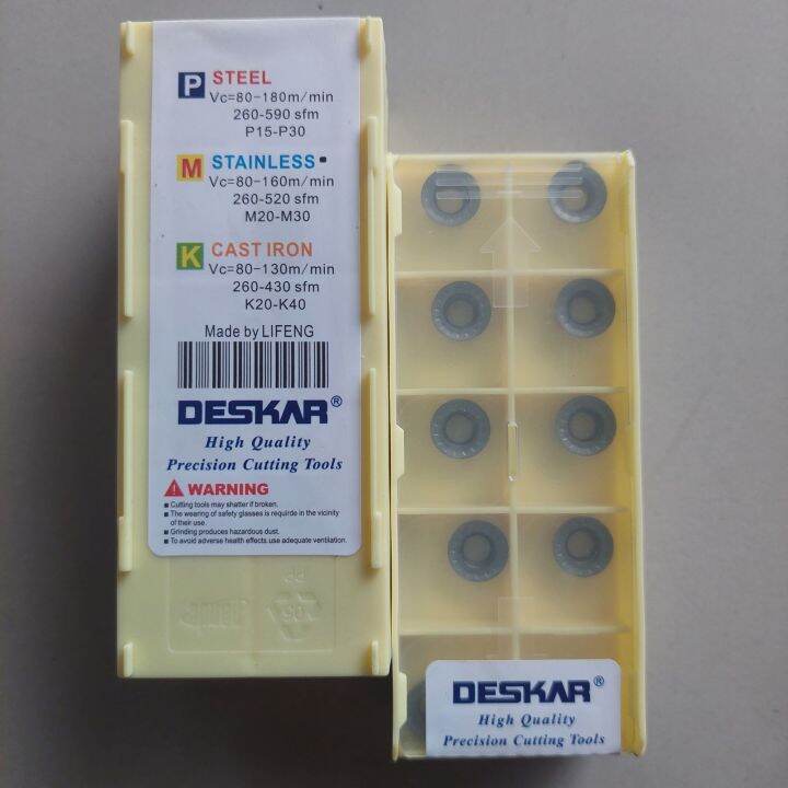 Insert milling R5 RPMT10T3 MOE-JS LF6018 DESKAR | Lazada Indonesia