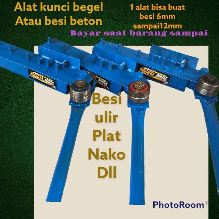 alat tekuk begel besi beton dan ulir 6mm-12mm full garansi | Lazada ...