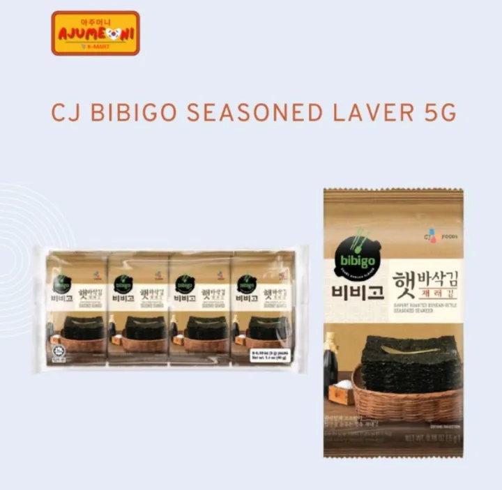CJ Bibigo Seasoned Laver 5g | Lazada PH