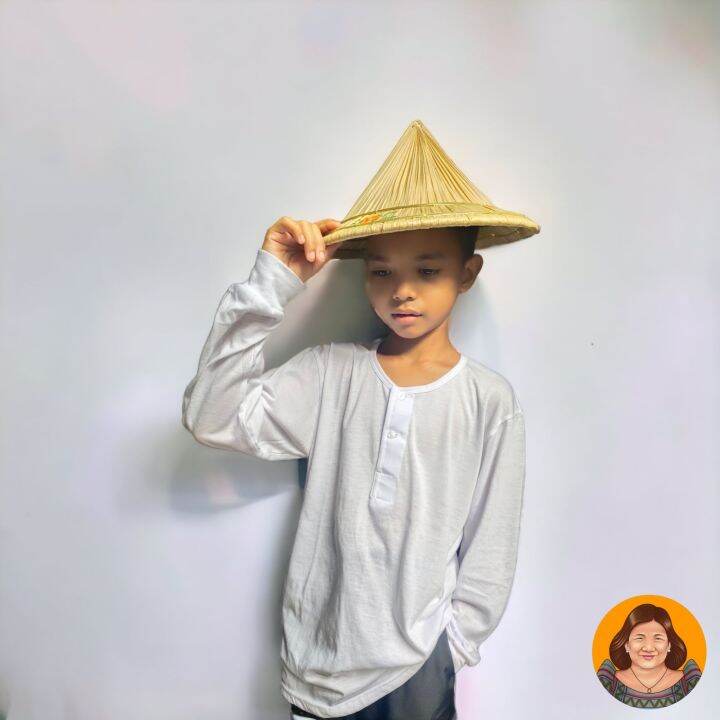 NATIVE HAT SALAKOT ANAHAW Farmers hat Magsasaka Katipunero Bicol Buwan ng Wika | Lazada PH