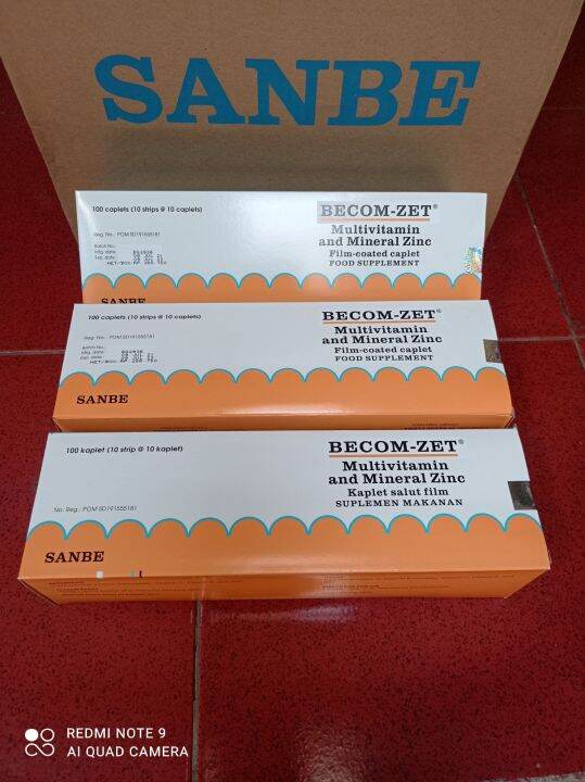 Becom Zet / Becomzet per box isi 10 lembar | Lazada Indonesia
