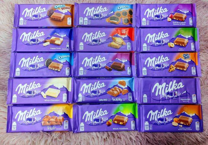 SALE‼️ MILKA CHOCOLATE BAR 100 GRAMS ASSORTED FLAVOR | Lazada PH
