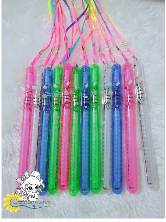 Transparent Multi Color Flashing Stick Kpop Penlight lights tick ...