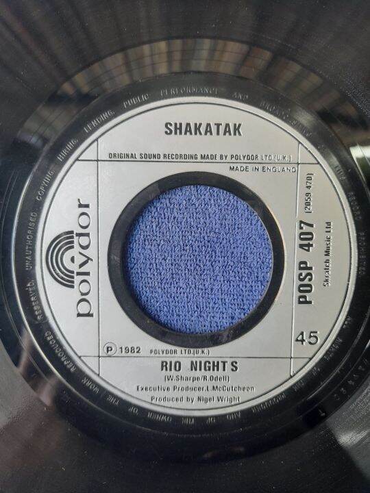 แผ่นเสียง7" box2 , SHAKATAX ,NIGHT BIRDS , RIO NIGHT'S แผ่นเสียง 7" 45 rpm สภาพฟังได้ดี มีรอย ...
