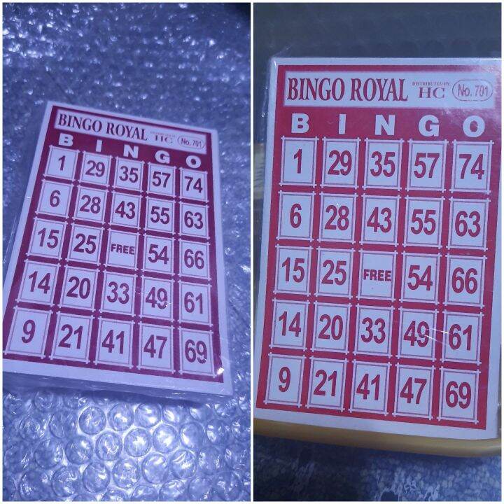 BINGGO CARD GAME 50'S | Lazada PH