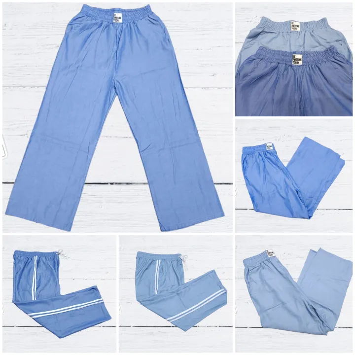 Denim Square pants for women (soft like denim fabric) | Lazada PH