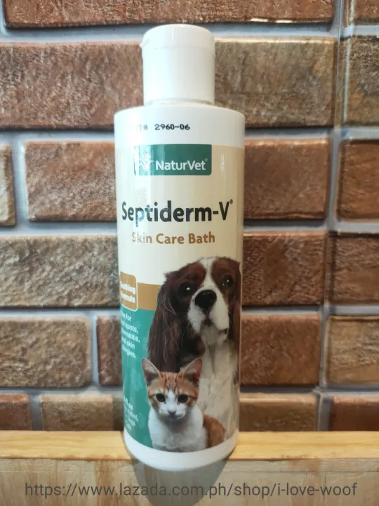 Naturvet : Septiderm - V Skin Care Bath for Dogs and Cats | Medicated ...