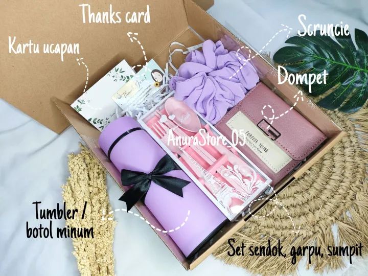 Hampers Gif Box Tumbler Cewek Murah / Hadiah Ulang Tahun / Hadiah ...