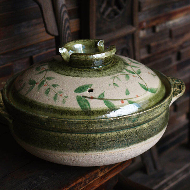 Japan Ancient Yaki Weave Grass Pattern Cute Snow Rabbit Olla Claypot ...