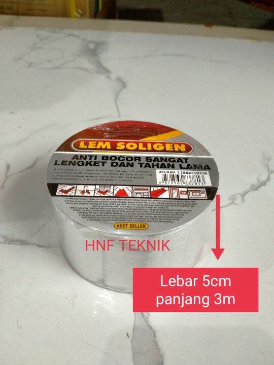 Lem Seng / Lem Anti Bocor / Tambal Talang Asbes / Lem Seng Soligen 3M ...