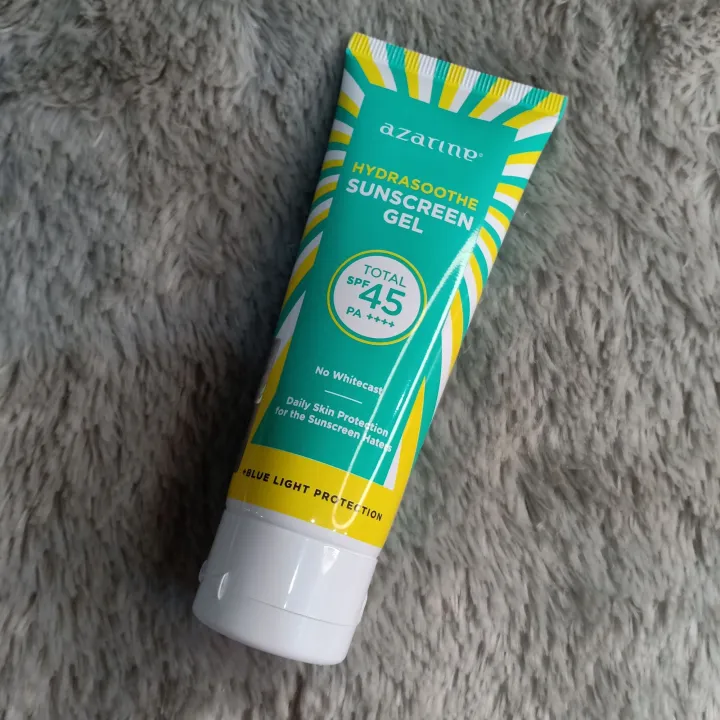 AZARINE Hydrasoothe Sunscreen Gel SPF 45 PA++++ (Blue Light Protection) | Lazada Indonesia
