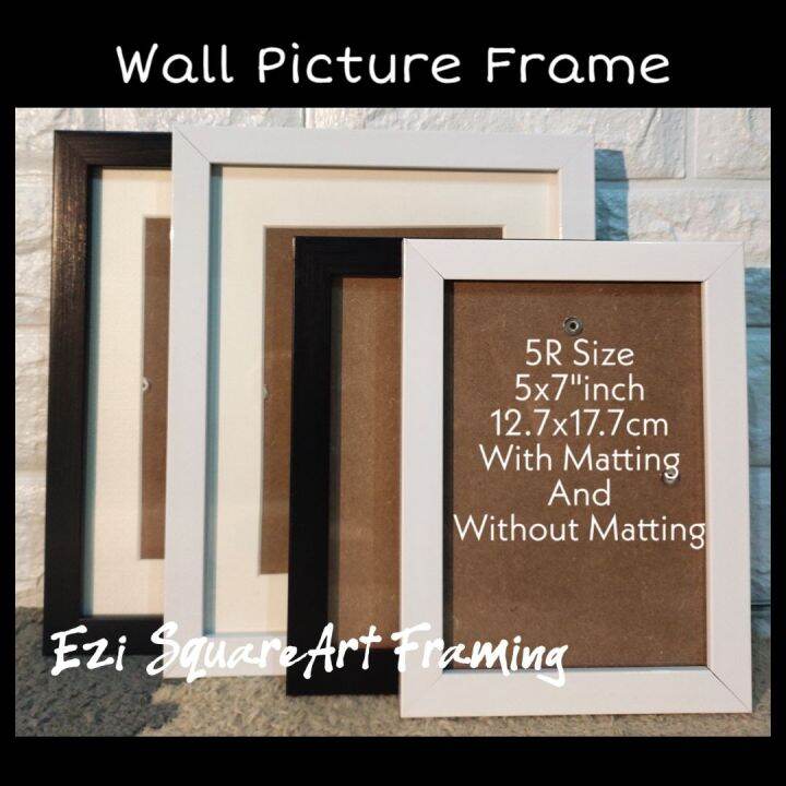 Wall Picture Frame 5R 5x7" inch With Matting & Without Matting | Lazada PH