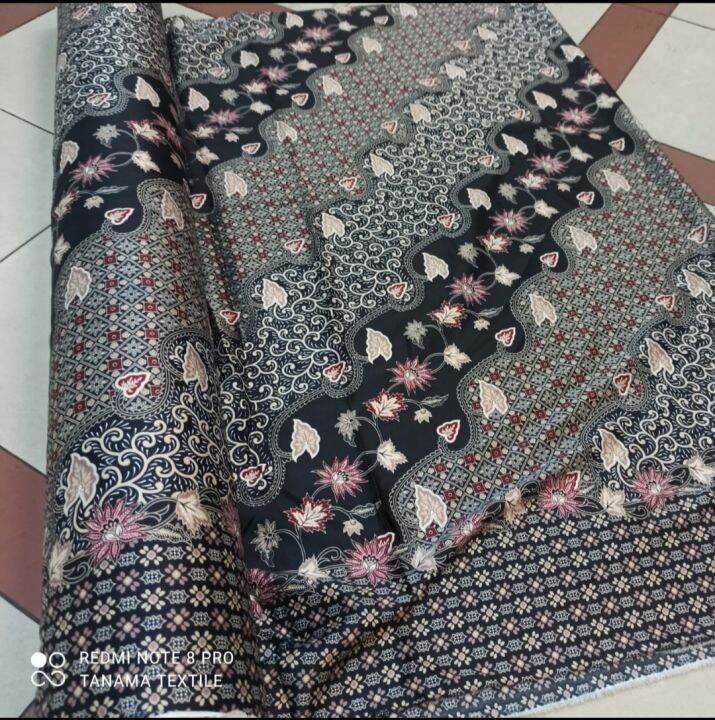 kain batik silk/bahan batik satin silk/kain batik meteran/kain textile ...