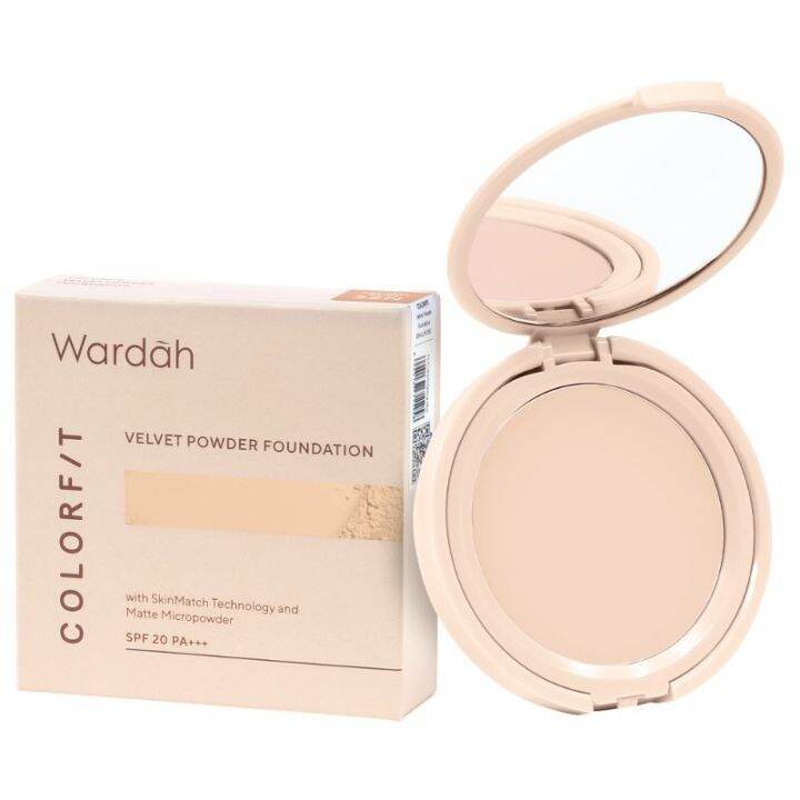 (SG Seller) Wardah Colorfit Velvet Powder Foundation | Lazada Singapore