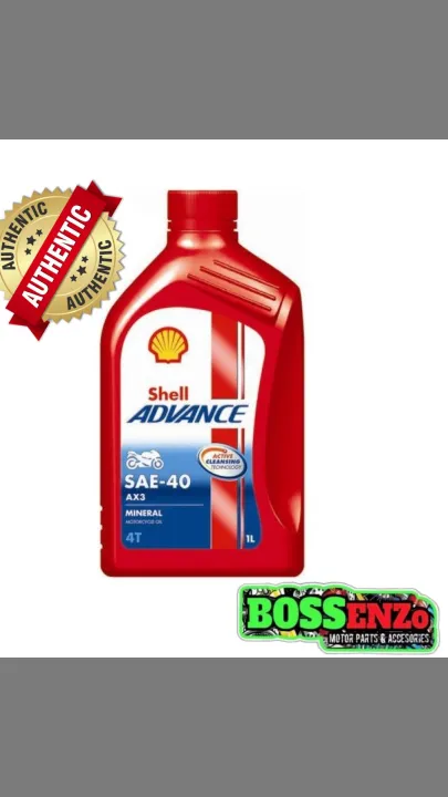 SHELL ADVANCE Ax3(20w-40) 1LITER | Lazada PH