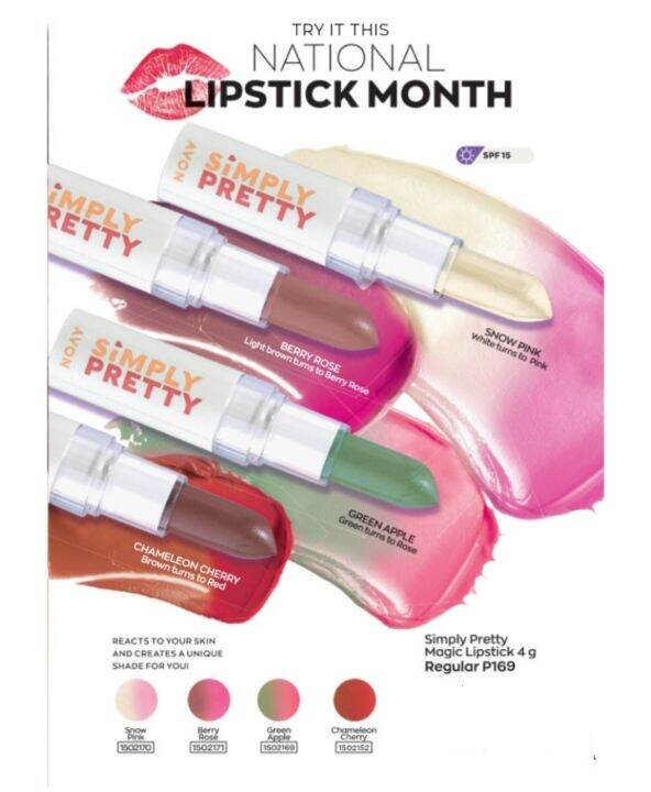 Avon SIMPLY PRETTY Magic Lipstick 4g | Lazada PH