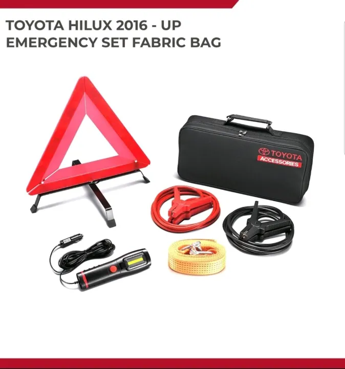 Emergency Kit Set with Fabric Bag For Toyota Hilux 2016 and Up | Lazada PH