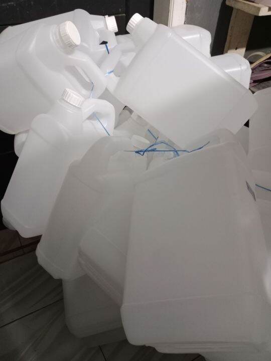 jerigen 5 liter Derigen 5 liter putih HDPE kompan plastik 5 liter ...