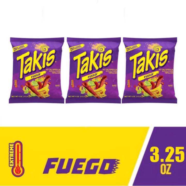 Takis Fuego 3.25oz (3pcs) | Lazada PH